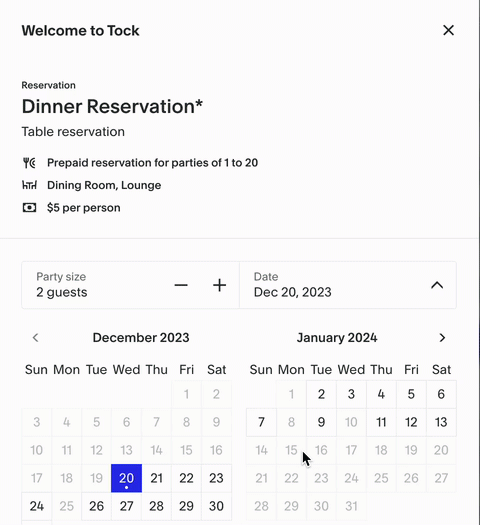 Setting Up Seating Options in Availability Planning – Tock