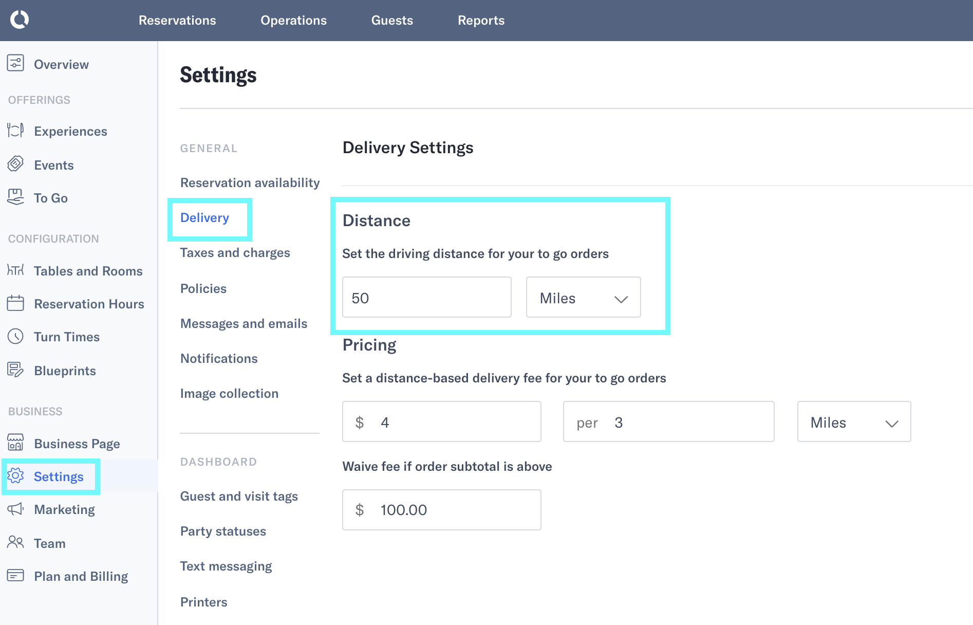 Delivery FAQ – Tock