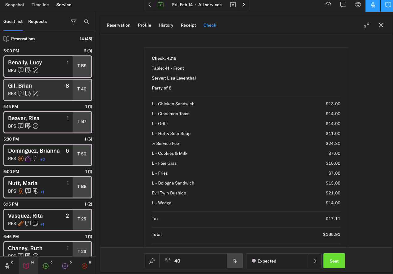 Integrating with Toast: FOH Operations – Tock